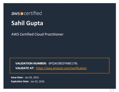 Sahil Gupta On Linkedin Awscertified Cloud Practitioner Aws Atos 2023goals Opportunity