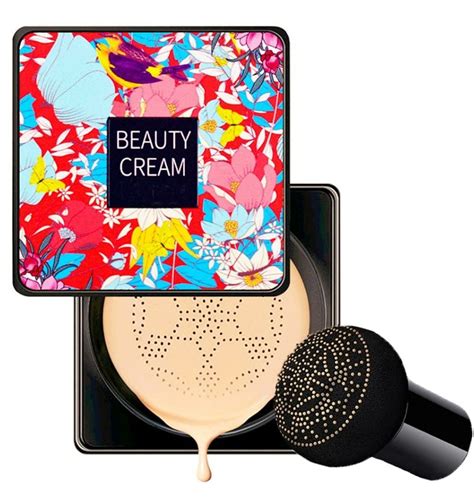 Zdhsoy 버섯 헤드 에어 쿠션 Cc 크림 Bb 컨실러 롱 래스팅 누드 메이크업 파운데이션 오일 컨트롤 모 티몬