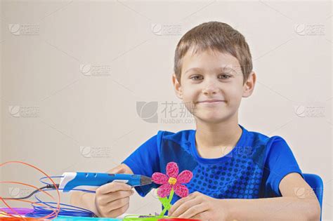 儿童 创造力 3d打印技术 水笔 未来 新的 休闲活动 水平画幅 组物体 塑胶