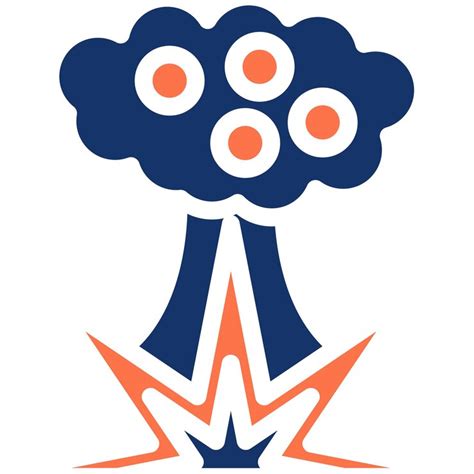 Premium Vector Nuclear Blast Vector Illustration