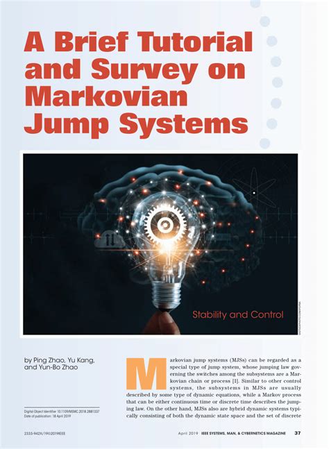 PDF A Brief Tutorial And Survey On Markovian Jump Systems Stability And Control