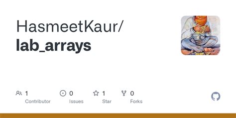 GitHub HasmeetKaur Lab Arrays