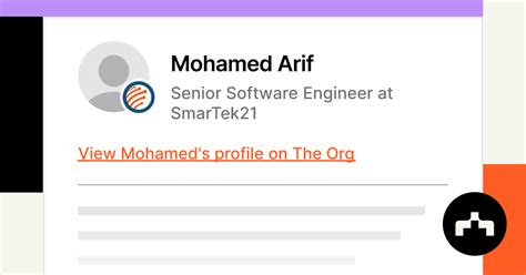 Mohamed Arif Senior Software Engineer At Smartek21 The Org