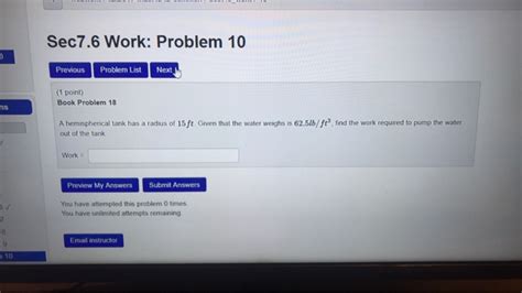 solved sec7 6 work problem 10 previous problem listnext 1