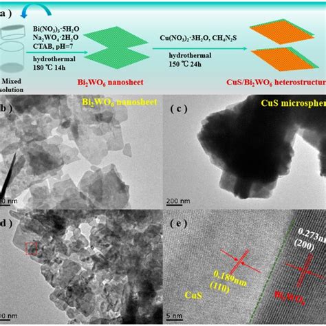 A Schematic Preparation Of Cus Bi2wo6 Sheet Onto Sheet P N Download Scientific Diagram