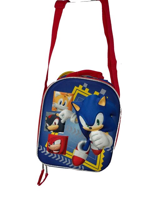 Sonic The Hedgehog Lunch Bag Box Tail Sonic And Knuckle Shadow