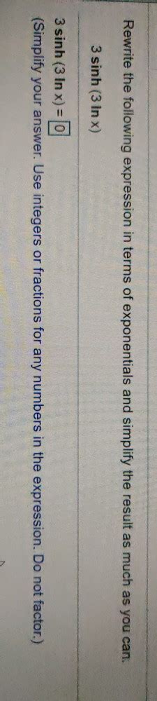 Solved Rewrite The Following Expression In Terms Of Chegg Com