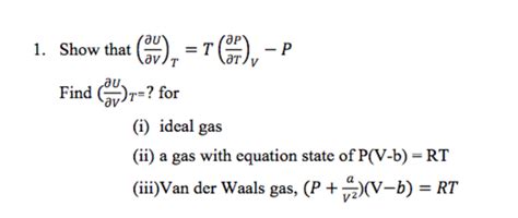 Solved Show That Partial Differential U Partial Chegg