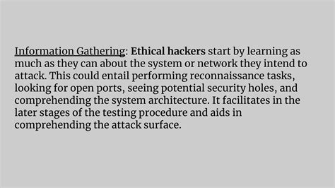 Ethical Hacking Understanding The Basics Ppt