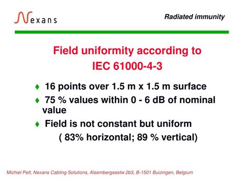 Ppt Correlation Between Radiated Immunity And Coupling Attenuation