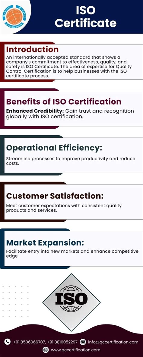 Iso Certified Certificate Quality Control Certification