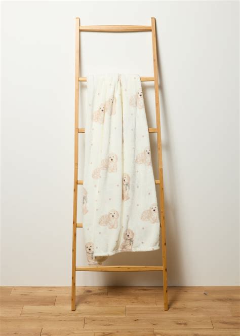 Cream Cockapoo Throw Matalan
