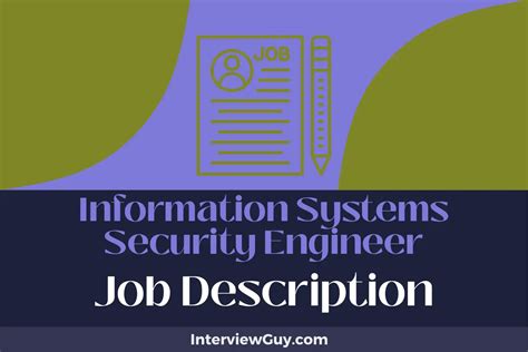 Information Systems Security Engineer Job Description Updated For 2025 Information Systems Security Engineer Job Description Updated For 2025