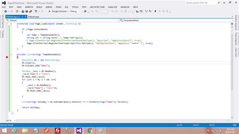 Javascript C How To Pass Datatable Results In One Array Variable