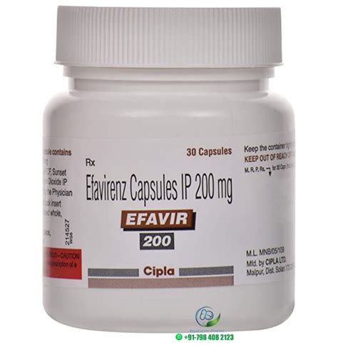 Efavirenz 600mg Efavir 600 Mg Tablet Prescription Treatment Hiv At