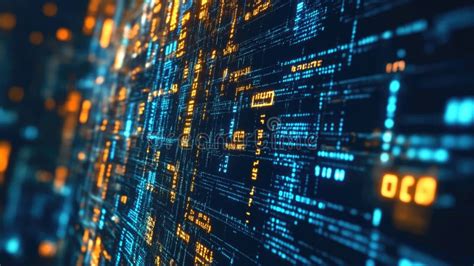 Digital Code Data Circuit Board And Cybersecurity Ai Cyberspace Programming And Information