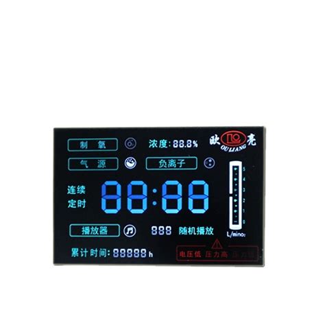 Custom 7 Segment Glucometer Lcd Panel China Custom 7 Segment