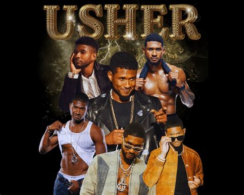 Usher Png Ready To Print Printable Design Hiphop Artist Inspire
