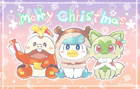 Sprigatito Fuecoco And Quaxly Pokemon Drawn By Tudurimike Danbooru