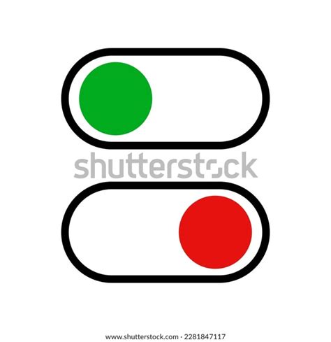 Power On Power Off Slider Switch Stock Vector Royalty Free 2281847117 Shutterstock