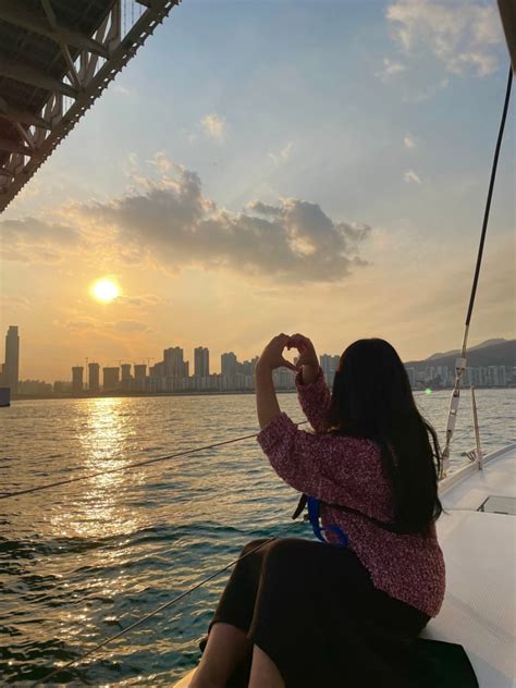 부산요트투어 해운대요트투어 더베이 부산여행코스로 추천 일몰과 인생짤 찍었음 네이버 블로그