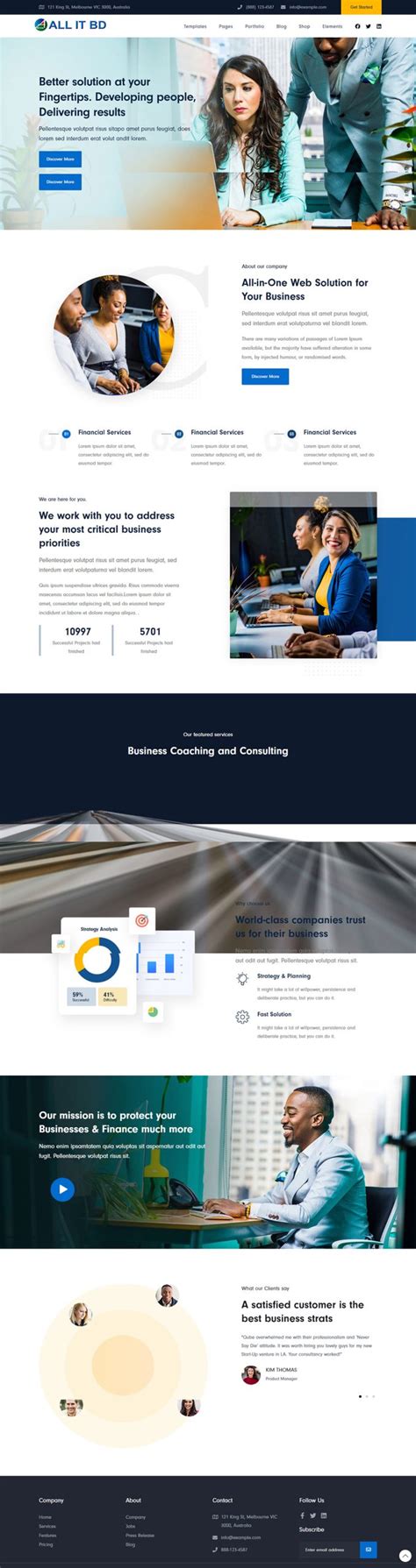 Consultant Freelancing Domain Hosting Website App And Software Development Institution