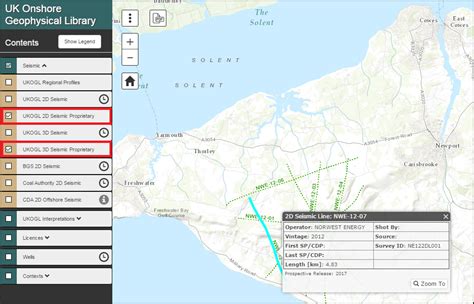 Proprietary Seismic Surveys Uk Onshore Geophysical Library