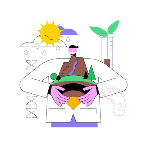 Premium Vector Soil Science Abstract Concept Vector Illustration