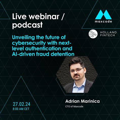 Maxcode On Linkedin Live Podcast Securing Tomorrow Unveiling The