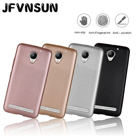 For Lenovo C Phone Case For Lenovo Vibe C Cover K A New Fashion Soft Carbon Fiber Silicon