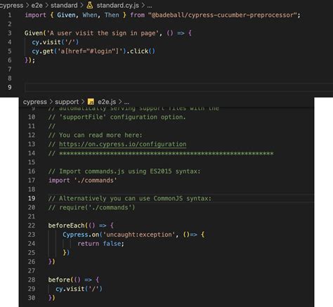 Cannot Run My Feature File If There Is A Hooks In Supporte2ejs · Issue 815 · Badeball