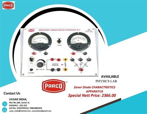 Zener Diode Characteristics Apparatus At ₹ 3000 Piece New Items In