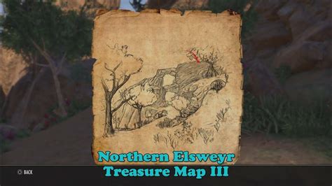 Eso Northern Elsweyr Treasure Map Iii Location The Elder Scrolls