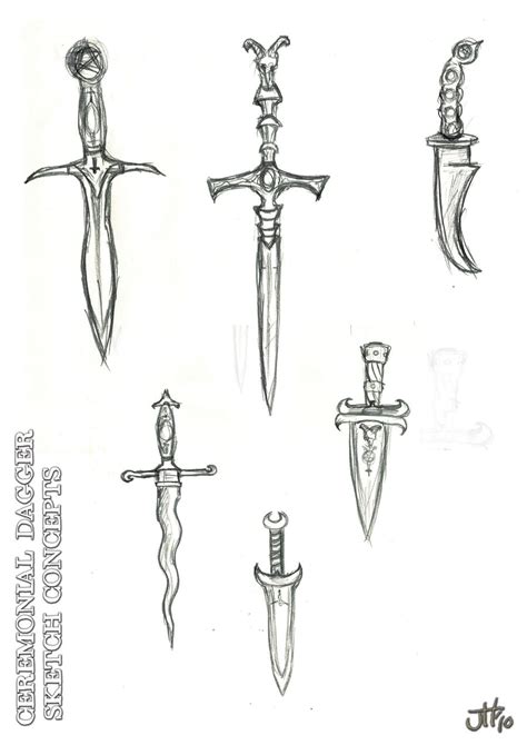 Ceremonial Dagger Concepts By Joeholdsworth On Deviantart