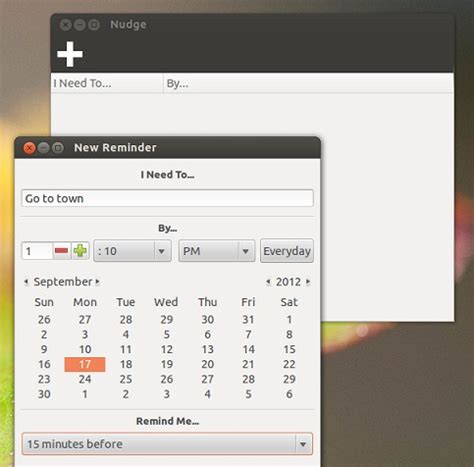 Nudge Is A Simple Reminder App For Ubuntu Hectic Geek