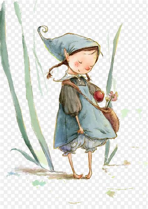 水彩女孩png图片素材下载图片编号10056681 Png素材网