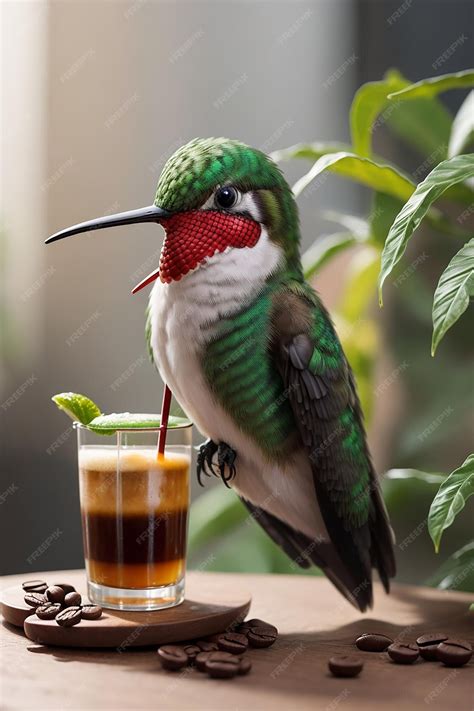 Premium Ai Image A Cute Hamming Bird Photo Ai Generated