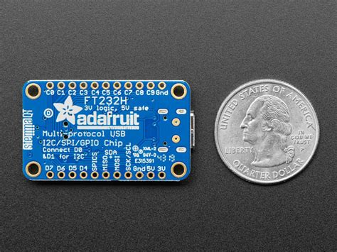 Adafruit Ft232h Breakout General Purpose Usb To Gpio Spi I2c Usb C And Stemma Qt The Pi Hut
