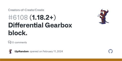 1182 Differential Gearbox Block · Issue 6108 · Creators Of Createcreate · Github