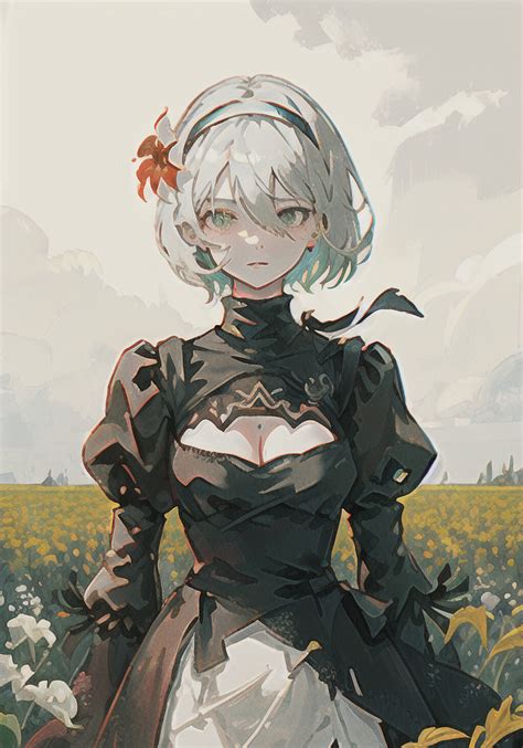 Artstation 2b In A Flowerfield