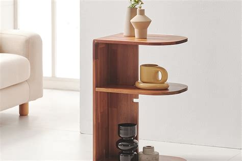 프린홈 오늘의집 특별 추가혜택 Rf 이브 원목 협탁 소파 사이드 테이블 2colors 위시버킷