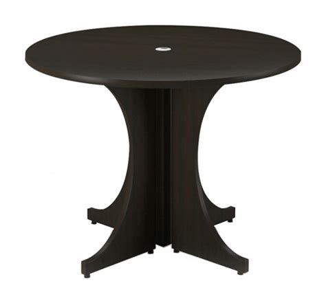 Espresso Round Conference Table Potenza By Corp Design