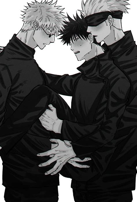 Gojou Satoru And Fushiguro Megumi Jujutsu Kaisen Drawn By Fushirun Rung Danbooru