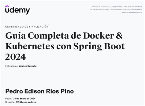 Actualizandoconocimiento2024 Udemy Microservicios Springcloud Docker Pedro Rios Pino
