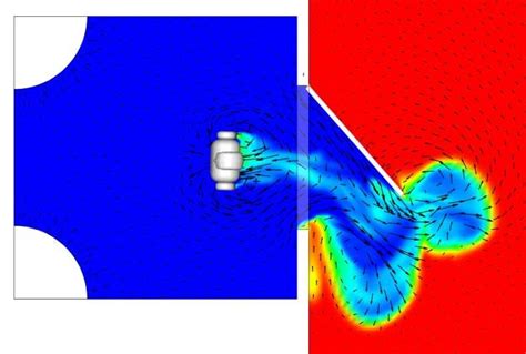 Snapshots Of Leakage And Flow Structure Caused By Wake Behind Person Download Scientific