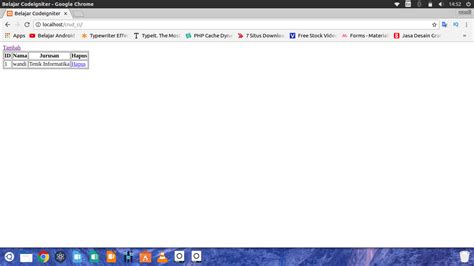 Hapus Data Di Codeigniter 3 Jutse Coding