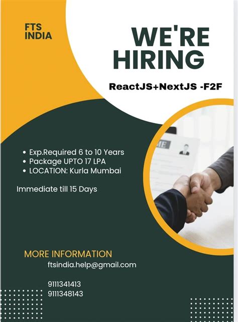 Shanu Thakur On Linkedin We Interested Immediate Reactjs Nextjs