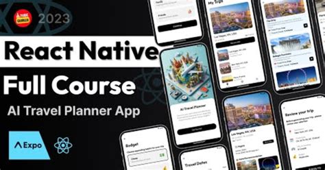 Full Stack React Native App React Native Course Ai Travel Planner App Expo Gemini Firebase