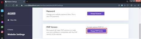 Cara Ganti Versi Php Di 000webhost 2021 Dwiay Dal1809
