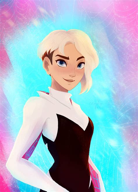 Spider Gwen By Candyfoxdraws On Deviantart